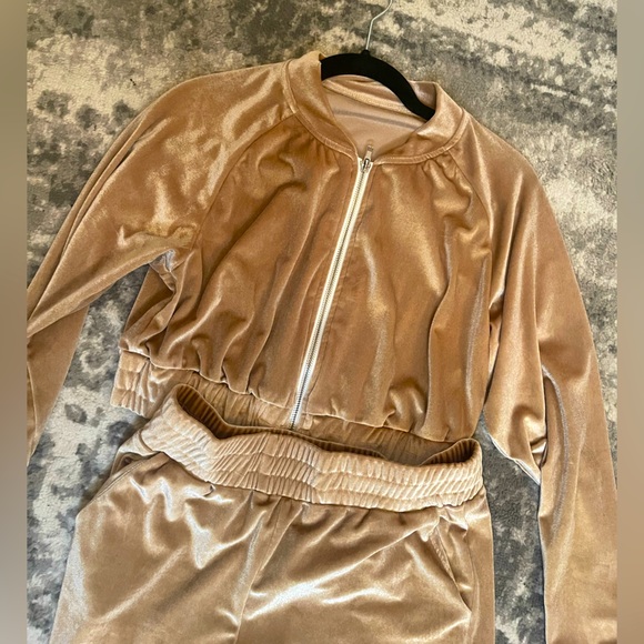 Tops | Velour Suit | Poshmark
